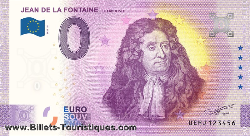 JEAN DE LA FONTAINE 2021-8 - Billets Touristiques