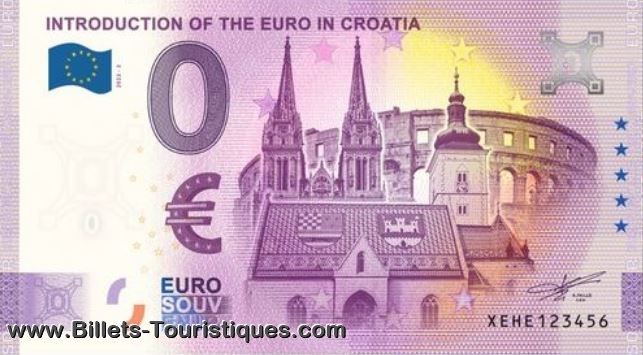 INTRODUCTION OF THE EURO IN CROATIA 2022-2 - Billets Touristiques