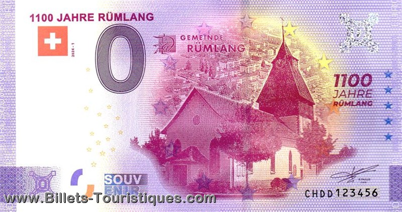 1100 JAHRE RÜMLANG 2024-1 - Billets Touristiques