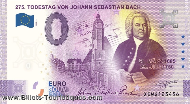 275. TODESTAG VON JOHANN SEBASTIAN BACH 2025-2 - Billets Touristiques