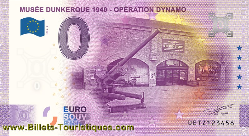 MUSEE DUNKERQUE 1940 - OPERATION DYNAMO 2025-2 - Billets Touristiques