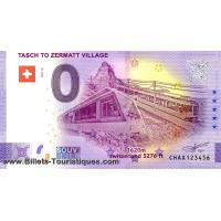 TASCH TO ZERMATT VILLAGE 2023-10 - Billets Touristiques