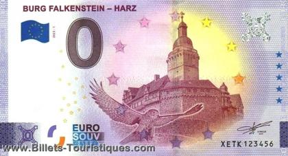 BURG FALKENSTEIN - HARZ 2023-1 - Billets Touristiques